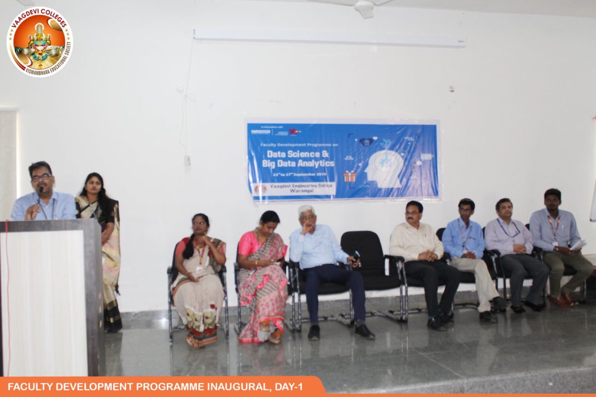 Faculty Development Programme Day - 1 | Vaagdevi Engineering College