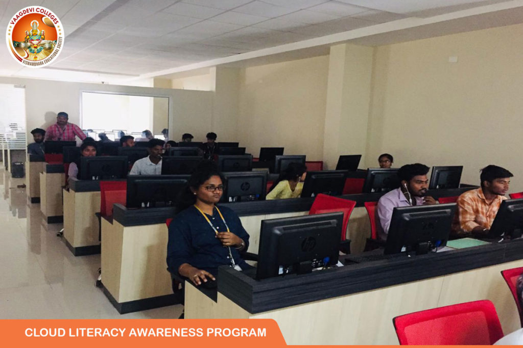 CLOUD LITERACY AWARENESS PROGRAM | Vaagdevi Engineering College