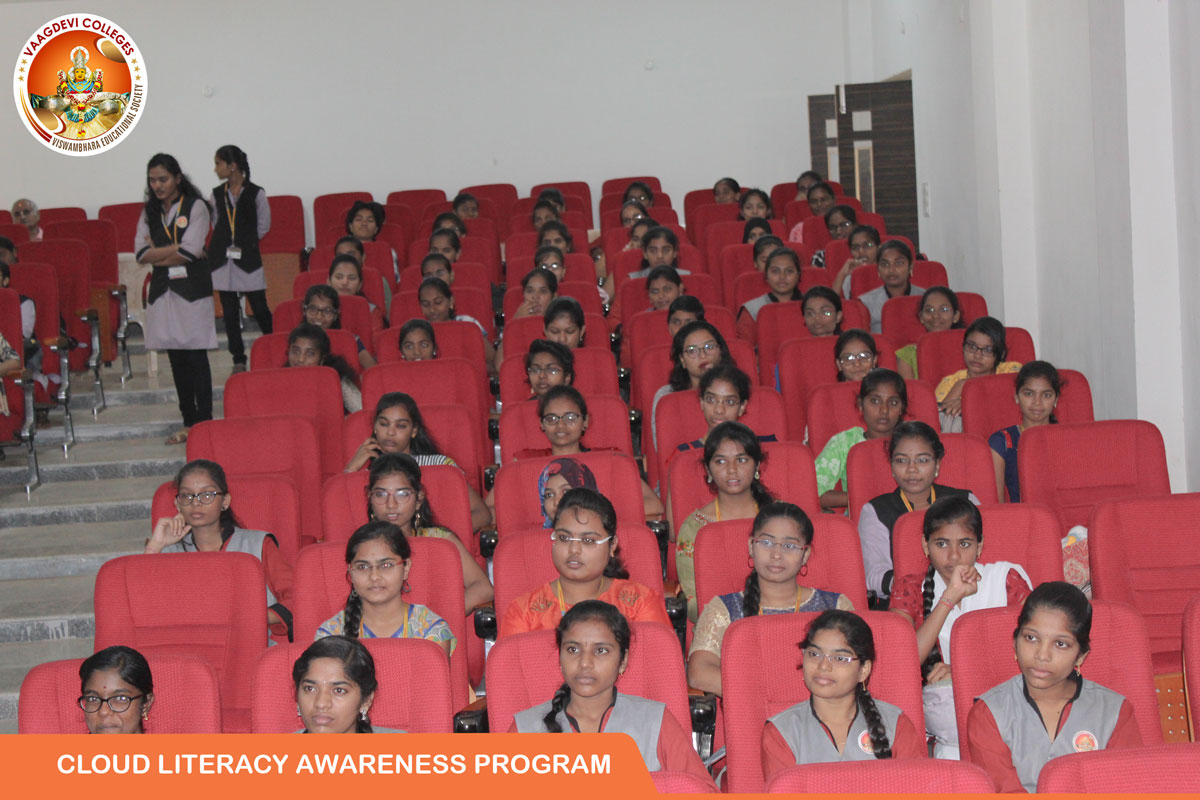 CLOUD LITERACY AWARENESS PROGRAM | Vaagdevi Engineering College