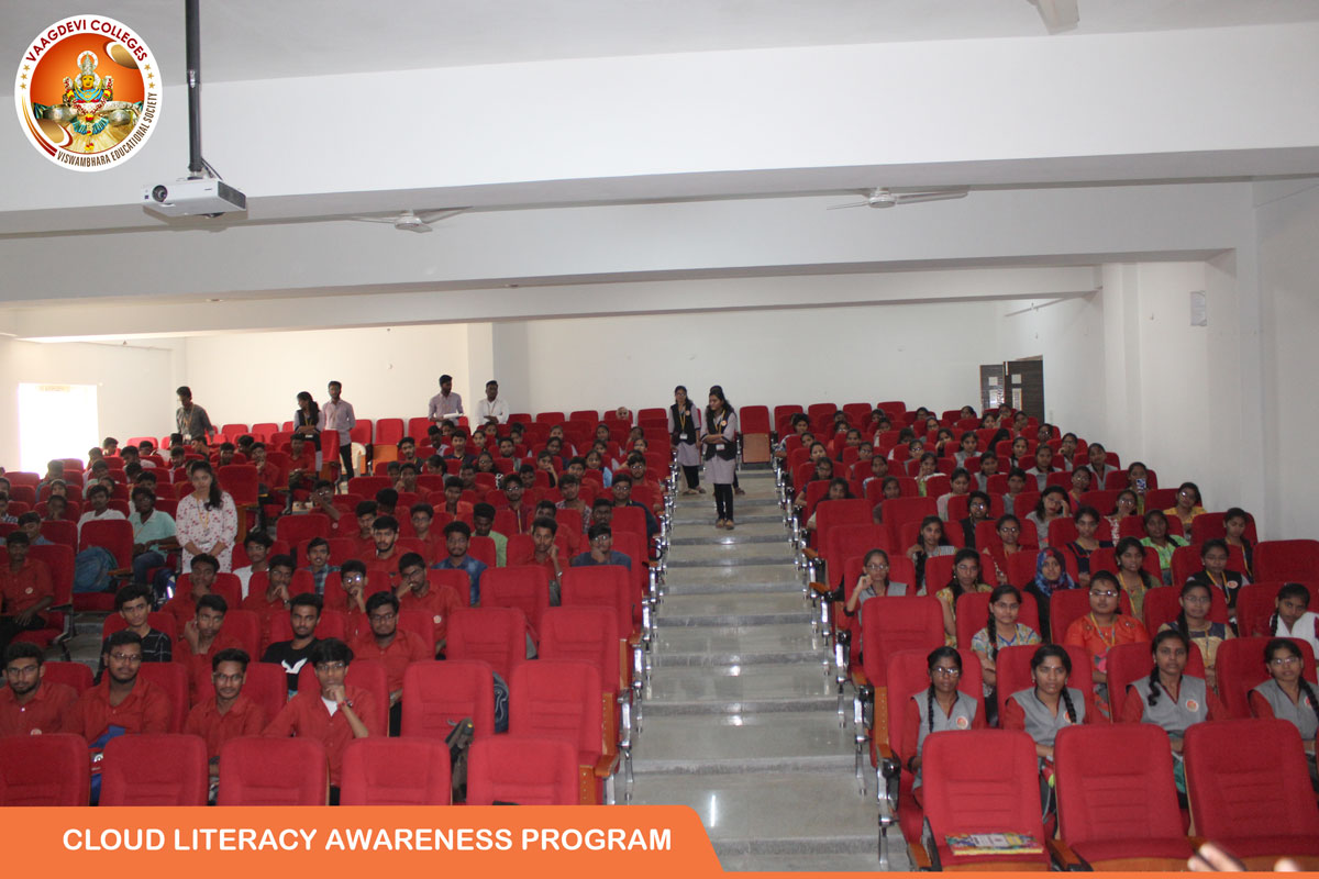 CLOUD LITERACY AWARENESS PROGRAM | Vaagdevi Engineering College