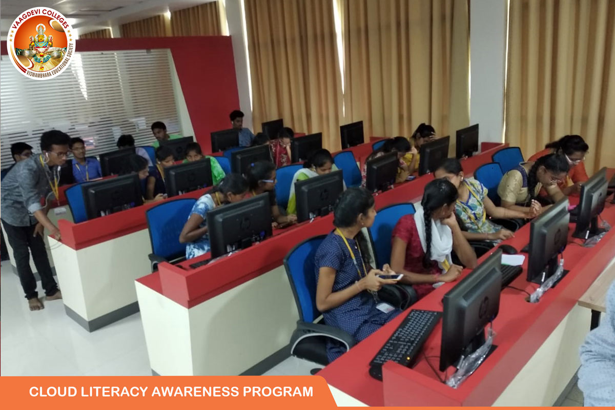 CLOUD LITERACY AWARENESS PROGRAM | Vaagdevi Engineering College