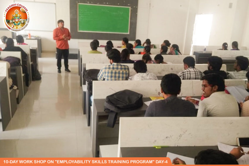 10 DAYS WORKSHOP ON “EMPLOYABILITY SKILLS TRAINING PROGRAM” DAY-4 ...