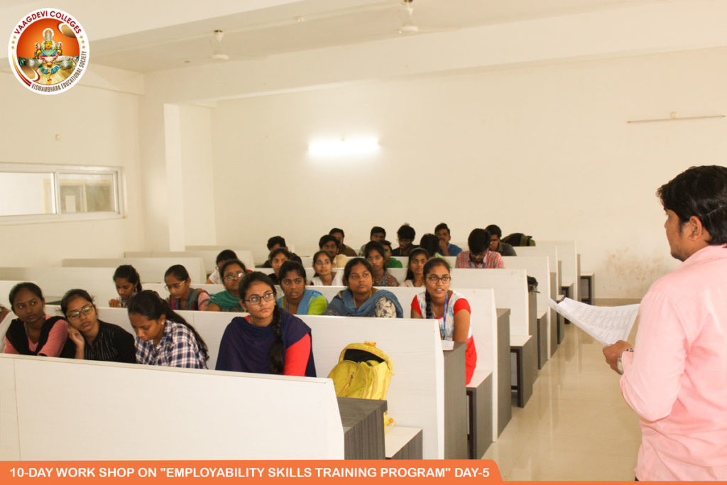 10 DAYS WORKSHOP ON “EMPLOYABILITY SKILLS TRAINING PROGRAM” DAY-5 ...