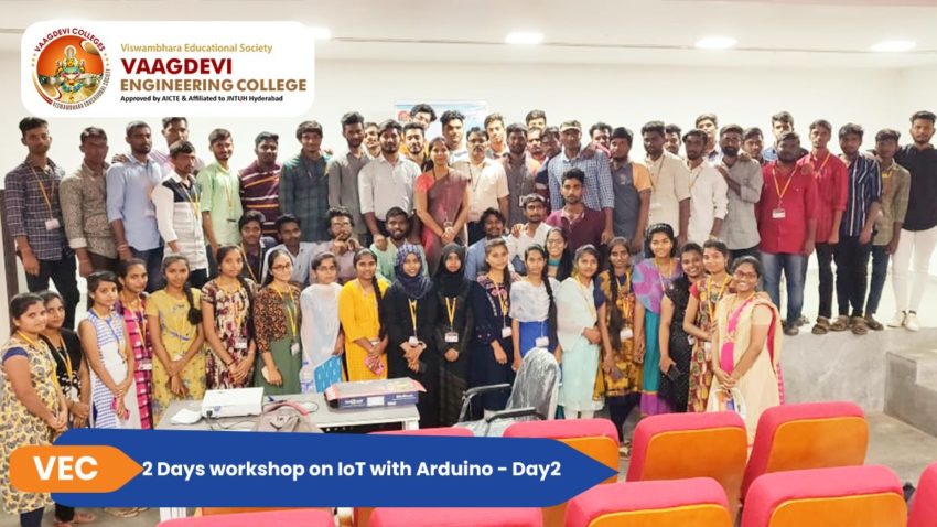 2 Days Workshop On Iot With Arduino Day2 Vaagdevi Engineering College