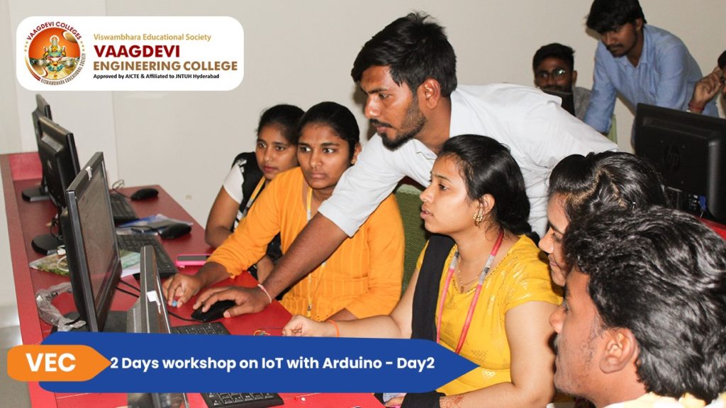 2 Days workshop on IoT with Arduino - Day2 | Vaagdevi Engineering College