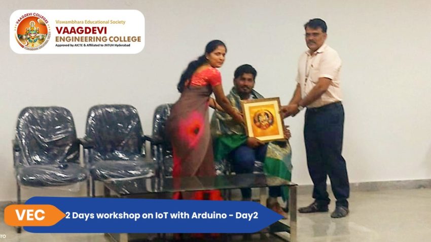2 Days Workshop On Iot With Arduino Day2 Vaagdevi Engineering College